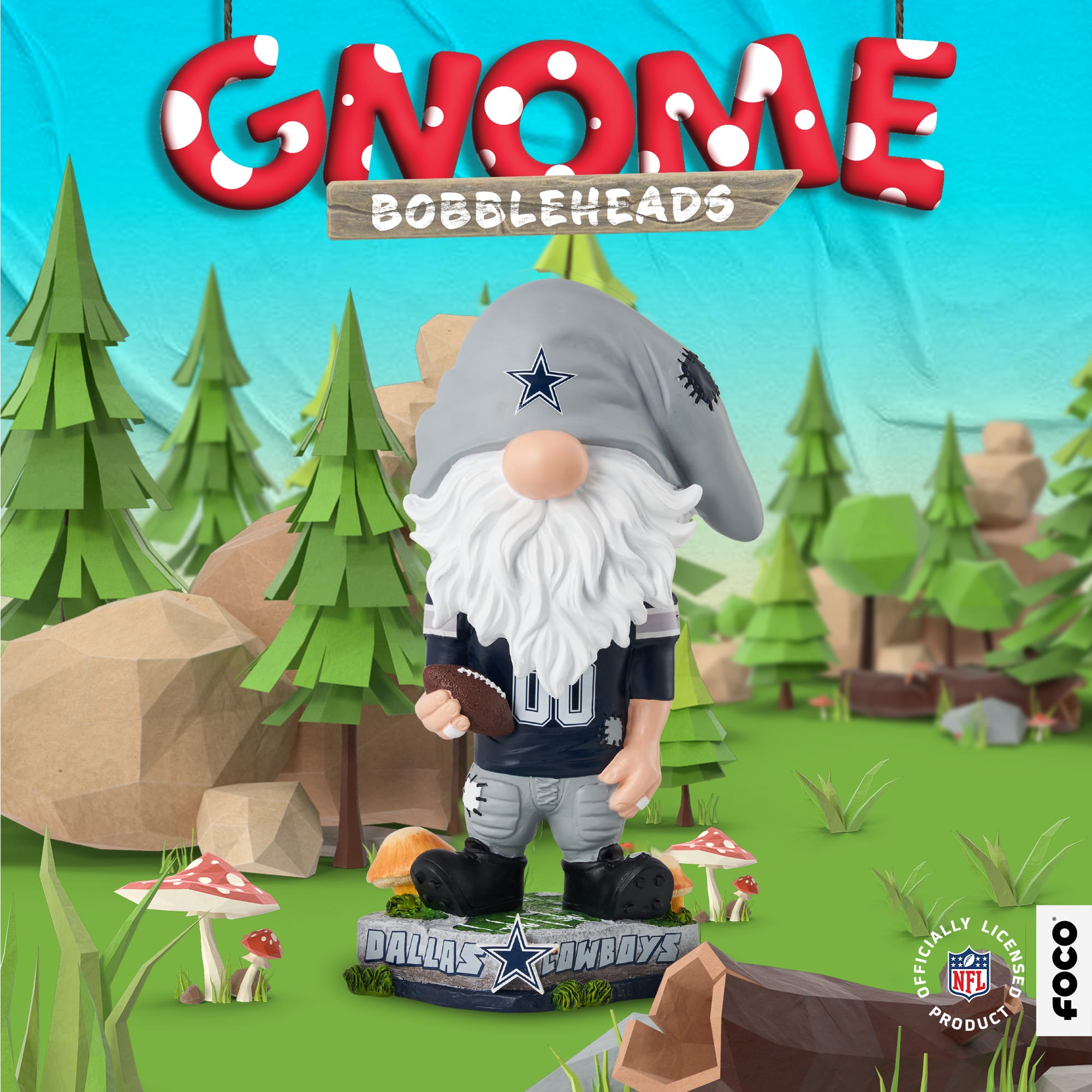 FOCO Releases Dallas Cowboys Gnome Bobblehead - Cowboys Coffee Talk